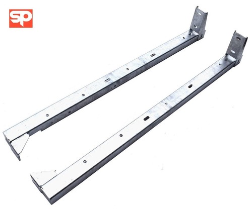 HD Pair Galvanised Sill Rail Channel & Brackets for Land Rover Defender ...