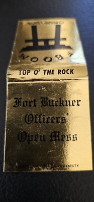 Fort Buckner Officers Open Mess Okinawa Matchbook Front Strike | Circa ...