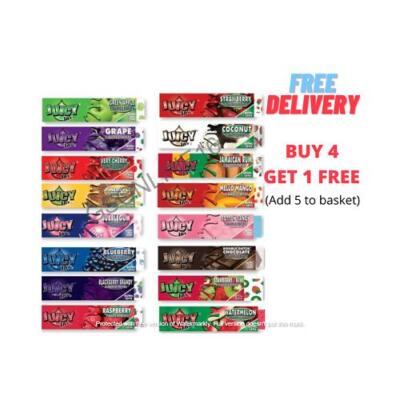 Juicy Jays Rolling Papers Jay King Size Slim Fruity Flavoured Papers 18 ...