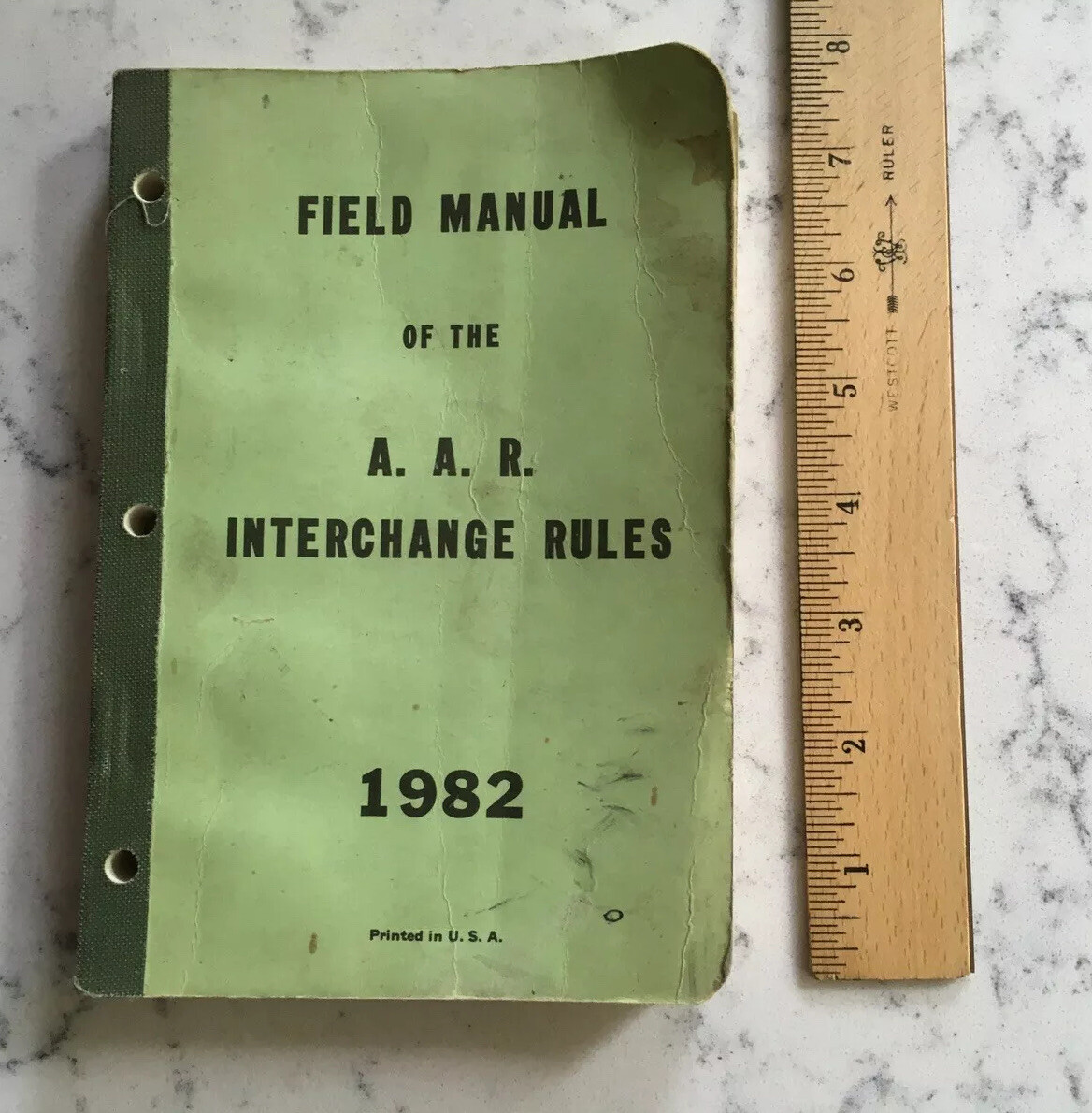 VINTAGE EMPLOYEE RULE BOOK FIELD MANUAL ASSOCIATION OF AMERICAN ...