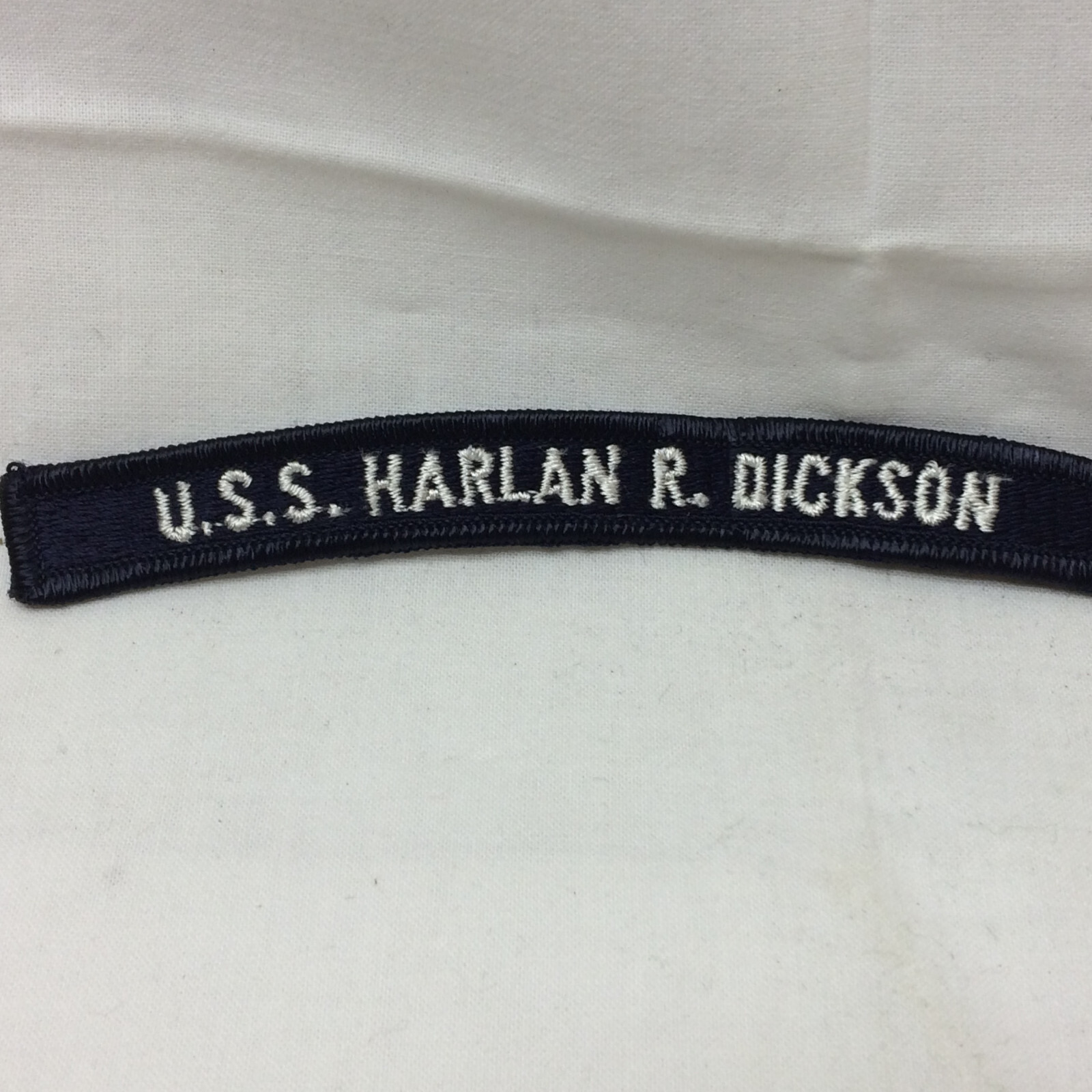 Military Patch U.S.S. Harlan R. Dickson US Navy Ship Shoulder Arc Tab ...