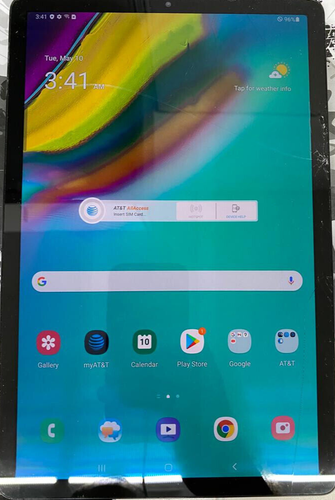 Samsung Galaxy Tab S5e - SM-T727A Black AT&T 64GB - PARTS ONLY | eBay