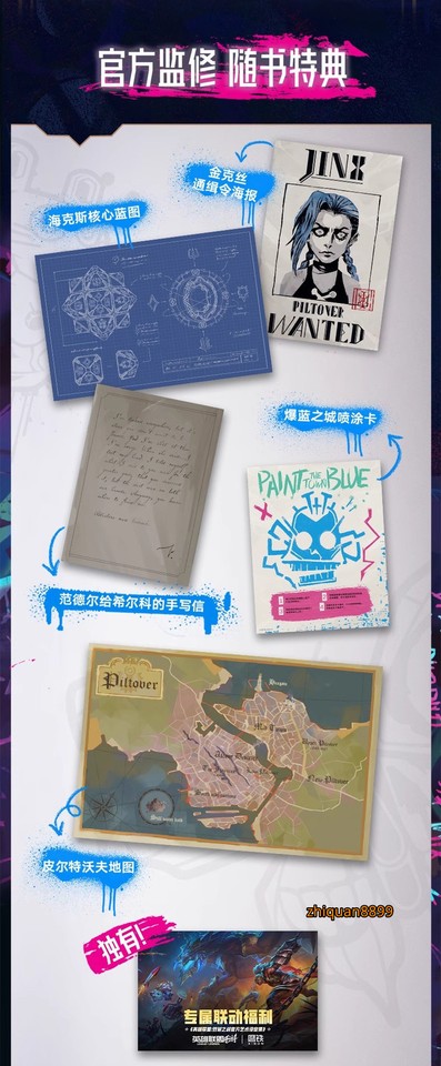 League of Legends Arcane Official Art Set Collection Book Picture Album ...