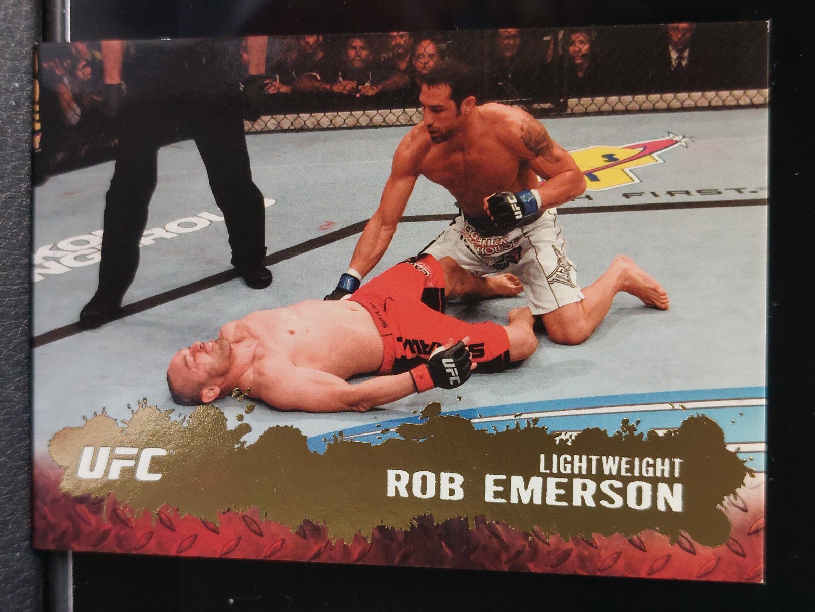 Rob Emerson #78 2009 Topps UFC Round 2 Thick Gold Parallel | eBay
