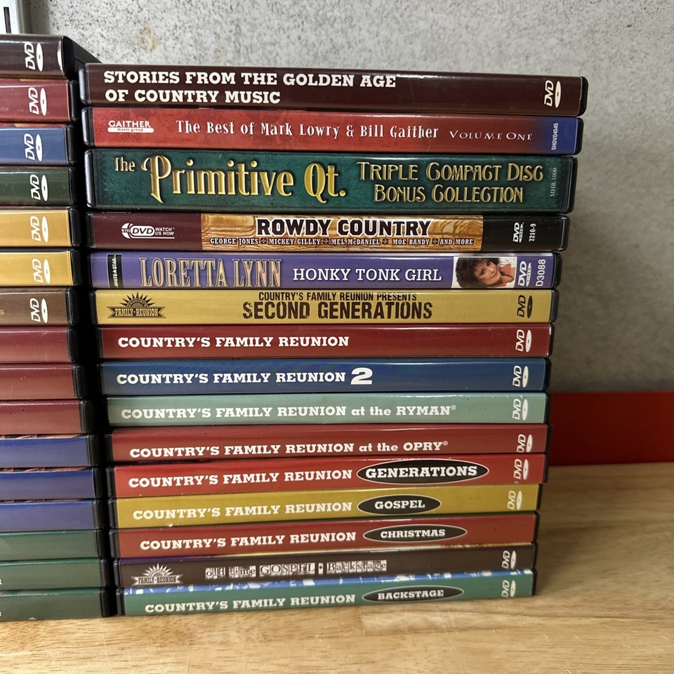 Country’s Family Reunion Huge DVD Lot Over 30 DVDs Country Gospel | eBay