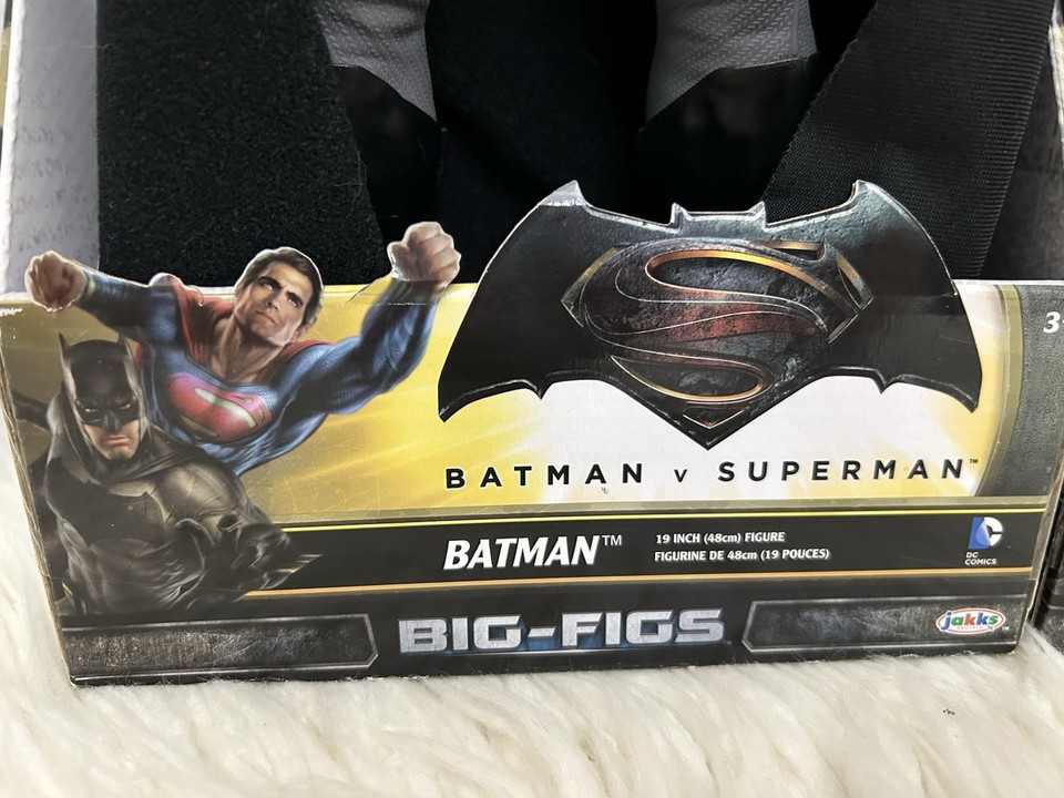 NEW Batman Vs Superman Big FIGS 19" Wonder Woman & Batman Action Figure ...