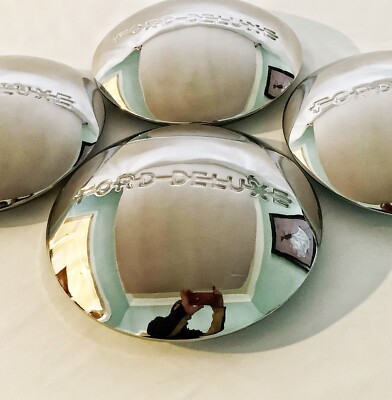 1940 Ford Deluxe Center Hub Caps for Stock or 'Gennie' Steel Wheels ...