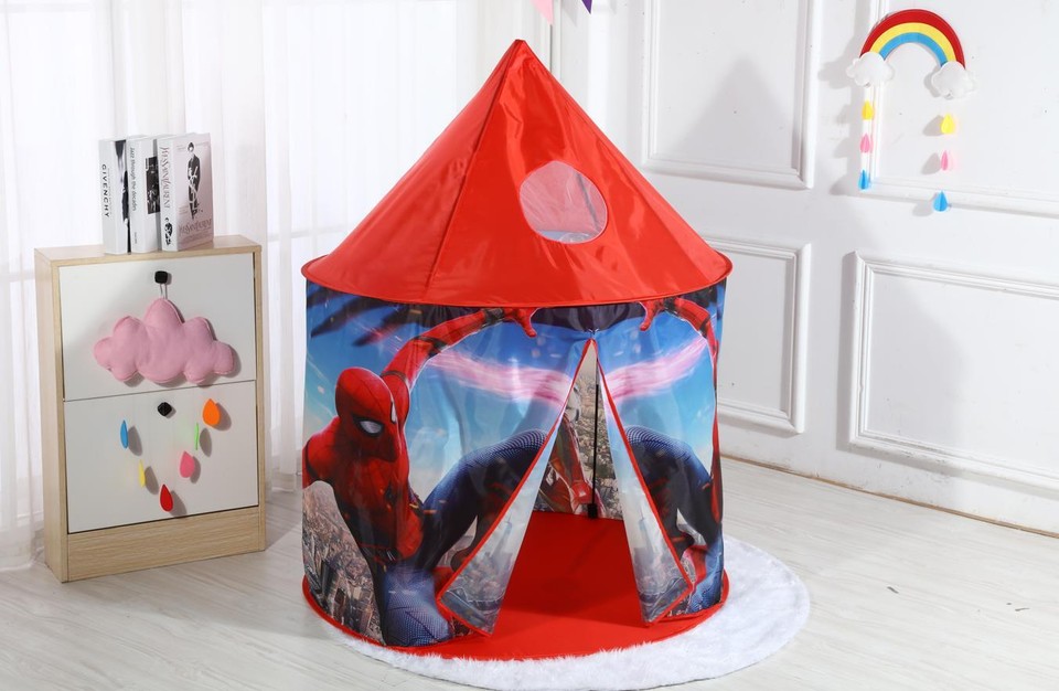Play Tent for Kids ~ Spiderman Avengers ~ Superheroes Foldable Pop-Up ...