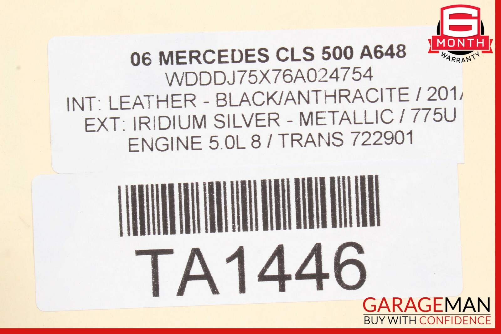 06-11 Mercedes W219 CLS550 Rear Suspension Stabilizer Sway Bar ...
