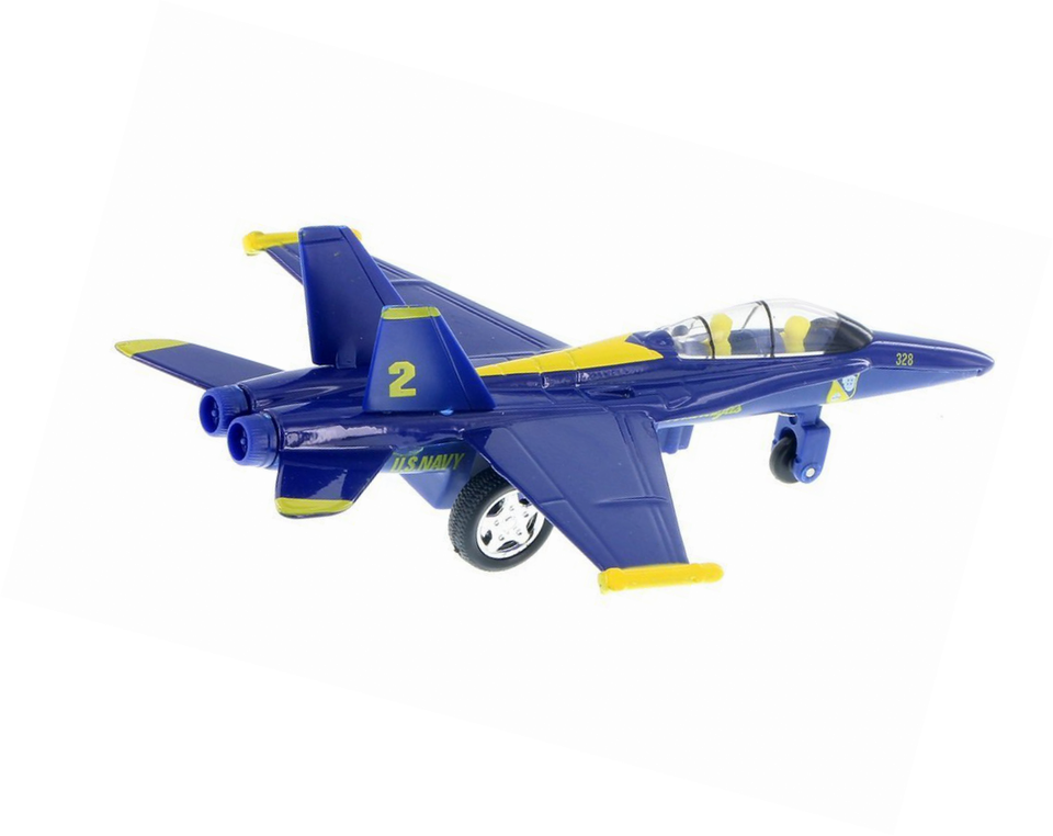 9.5" X-Planes US Navy F-18 Hornet Blue Angel Jet Diecast Toy Authentic ...