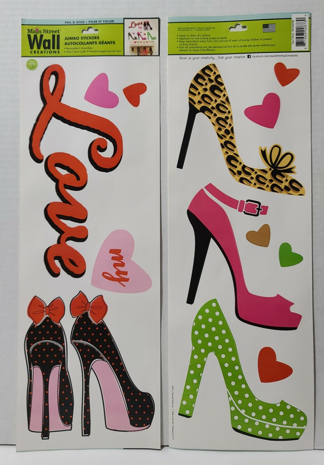 Main Street Wall Creations JUMBO Stickers "Teen II Rock", SKU 200788 ...