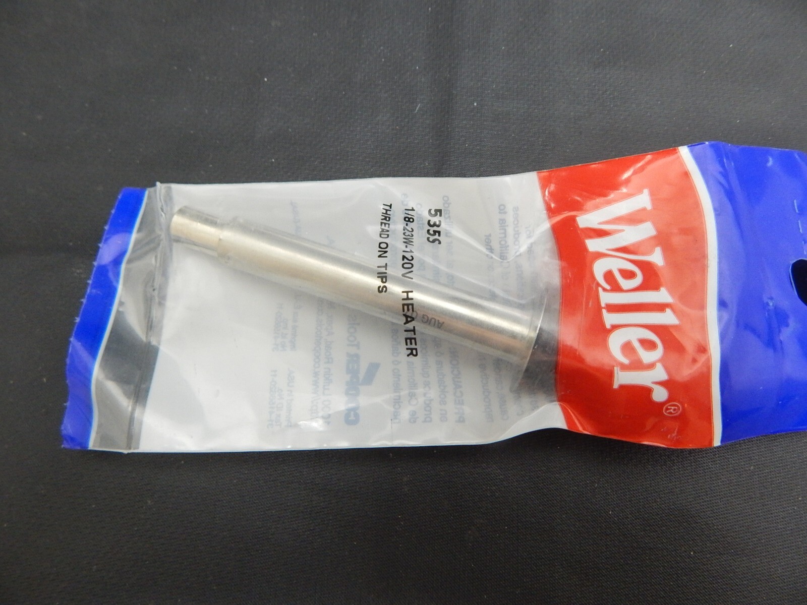 WELLER 535S 1/8-23W-120V HEATER For Use With:Weller SL325, SL335, SL345 ...