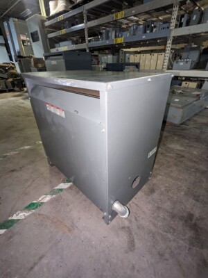 Square D 75 KVA Transformer 480-208Y/120 Volt 200 Amps @ 208 Volt | eBay