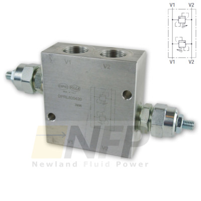 Hydraulic Cross Line Relief Valve - 3/4" BSPP - HIGH QUALITY | eBay