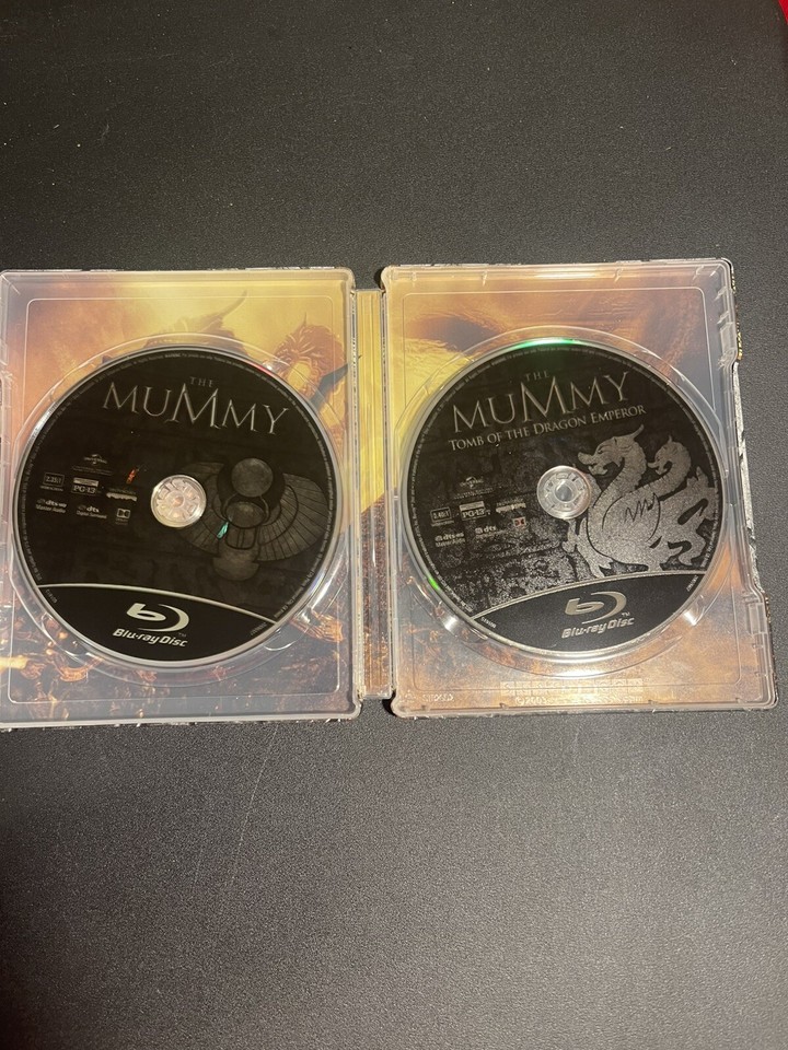 The Mummy Ultimate Collection Blu Ray Steelbook (4 Films & Bonus Disc ...