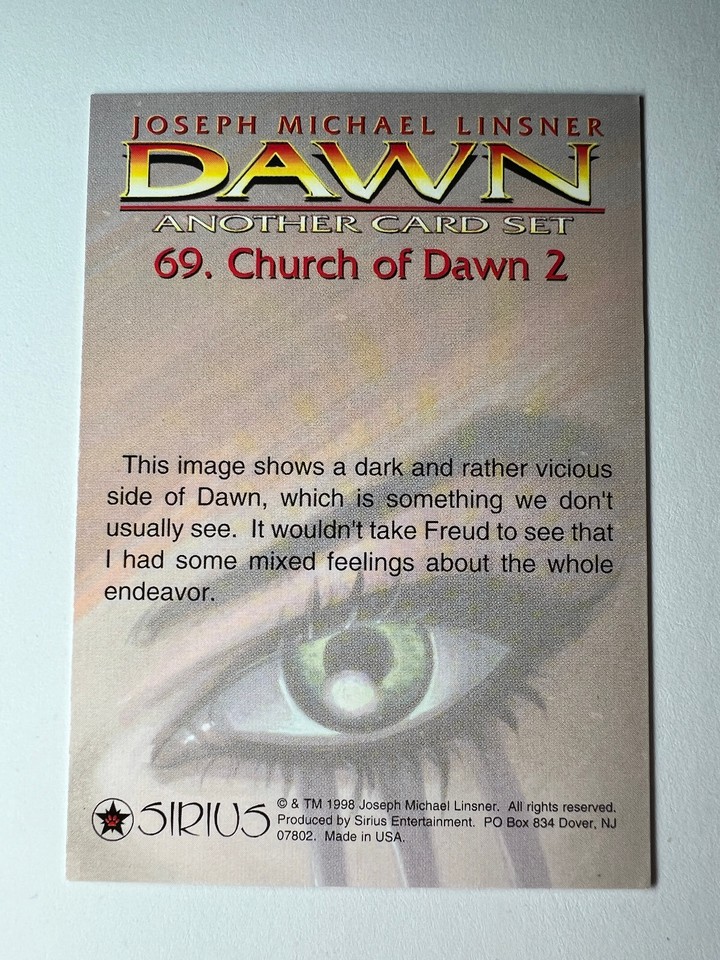 Trade Card: Joseph Michael Linsner Dawn Another Card Set #69 | eBay