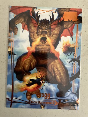 Grogg Marvel Masterpieces XL 5x7 Legendary Orange Foil Variant LTD 55/ ...
