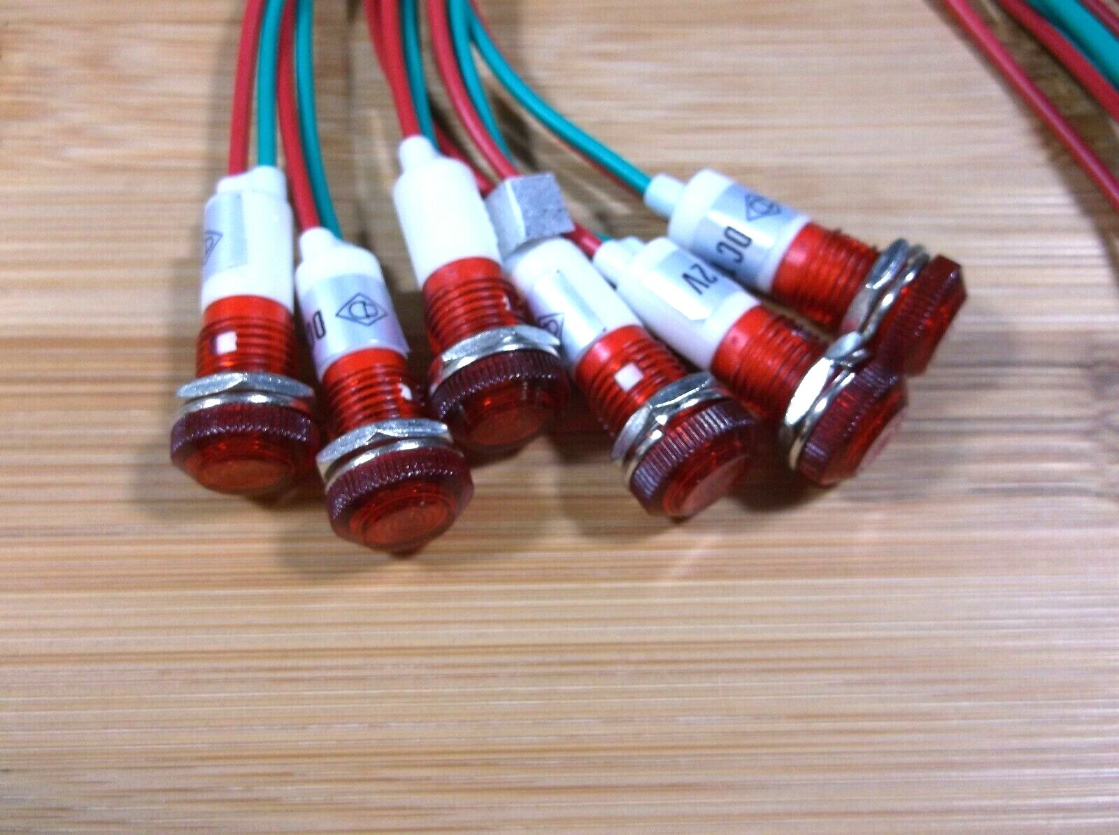 6 BBT Super Bright 12 volt Red LED Low-Profile Mini Courtesy Lights | eBay