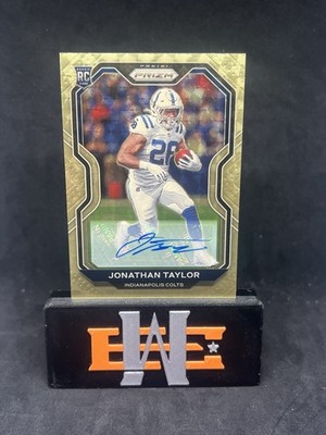 2020 Panini Prizm Jonathan Taylor Gold Vinyl RC Auto #3/5 | eBay