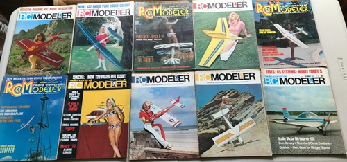 Lot of 34x R/C Radio Control RC Modeler Magazine 1963-1986 Model Planes ...
