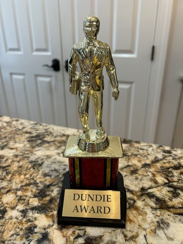 Dundie Award Trophy, The Office TV Show. Michael Scott Dundee Dunder ...