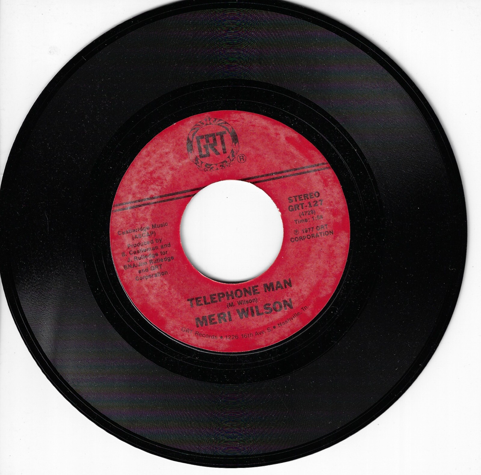 MERI WILSON TELEPHONE MAN/ITINERARY USED 7" 45RPM NEAR MINT | eBay