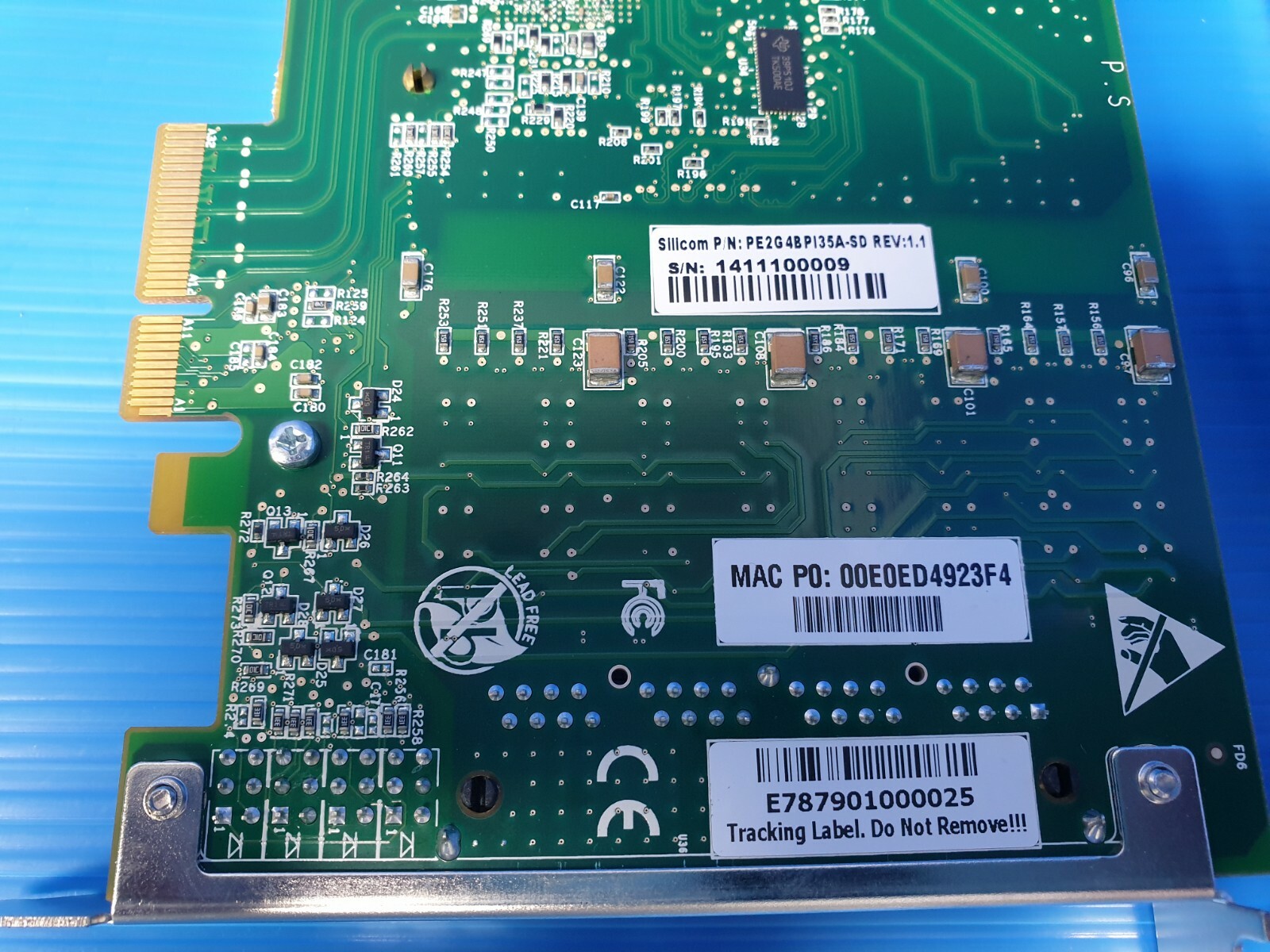 Silicom PE2G4BPI35A-SD Quad Port PCI Copper Ethernet Bypass Card Lot of ...