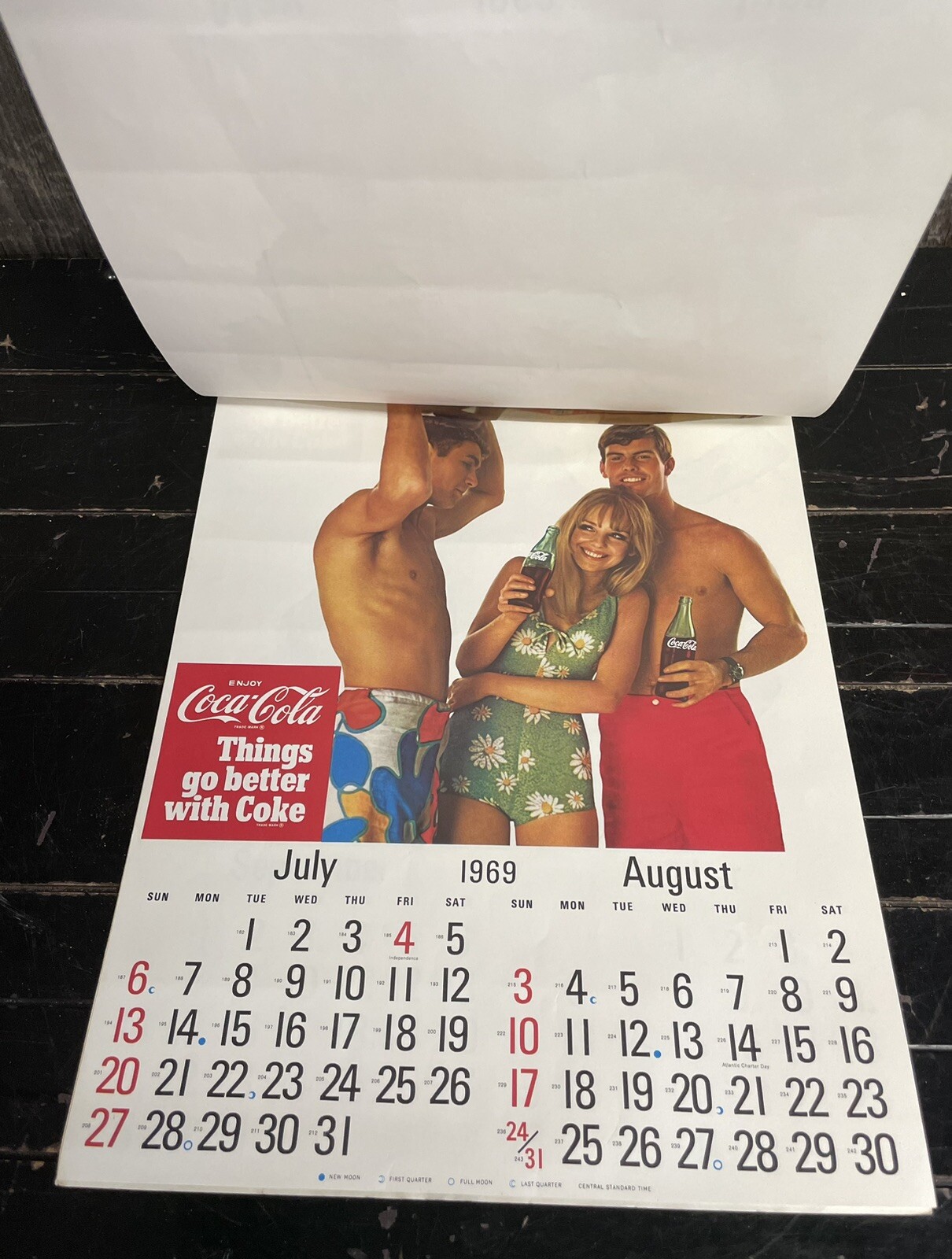 Vintage 1969 Things Go Better With Coke Coca Cola XMAS Advertising ...