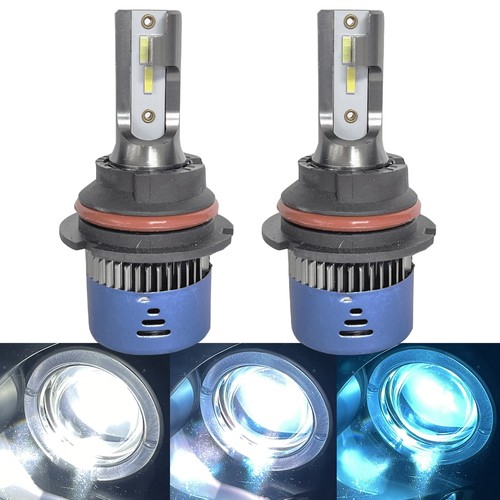 9007 10000K LED Kit Headlight Bulb Switchback 6K 8K 10K White Blue ...
