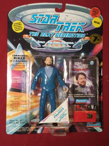 Riker as Malcorian Star Trek The Next Generation 1994 7th Season Action ...