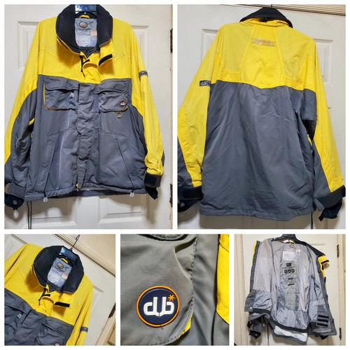 Dub Brand Weathergear Jacket Mens Large Gray Snow Ski Rain Foul Weather ...