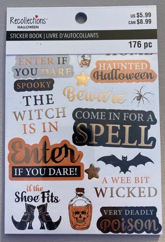 Recollections Halloween Themed Sticker Packs/Die Cuts or Paper Pads YOU ...