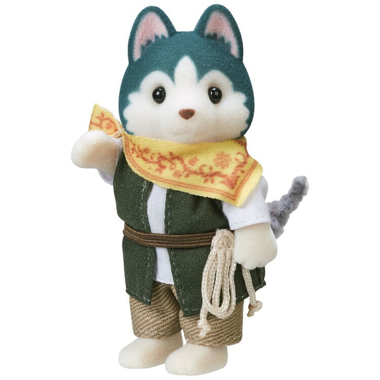 Sylvanian Families Husky Brother (Bruce) C-72 Calico Critters Epoch New ...