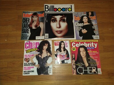 CHER COLLECTION OF 9 CHER MAGAZINES Sonny and Cher | eBay
