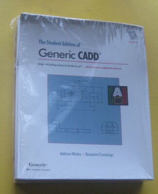 Vintage CAD Drafting Software Generic CADD for Macintosh Plus 6.0/7 ...
