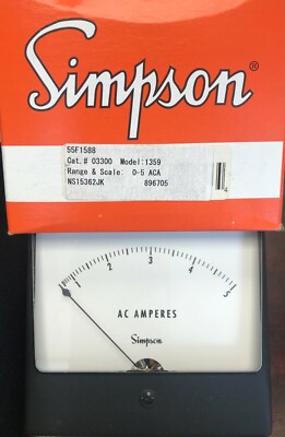 Panel Meters - Simpson Meter