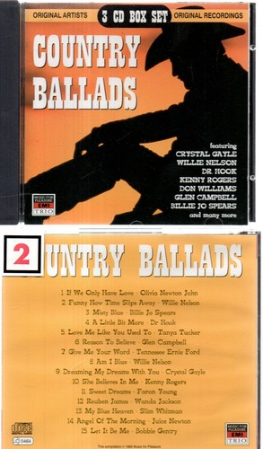 Country Ballads - 45 Greatest Country Songs (triple CD set) | eBay UK