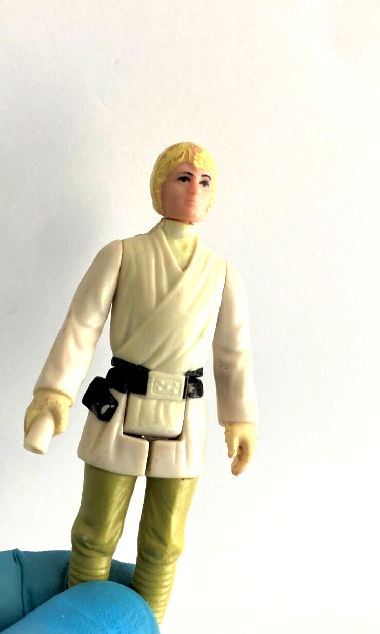 Star Wars Luke Farm boy 1977 Vintage Figure White Neck and Hands Rare ...