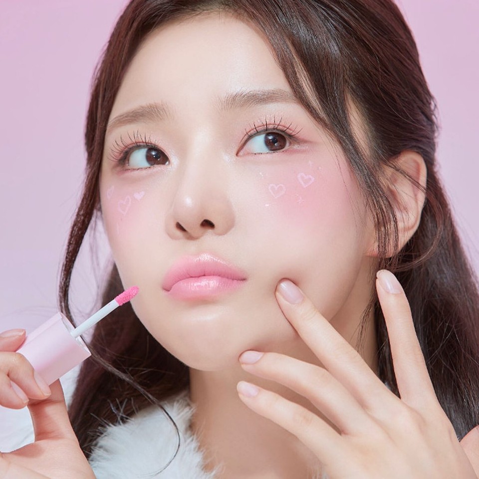 MERRY MONDE Milk Heart Mega Tint 5g Lip & Cheek 4 Colors K-Beauty | eBay