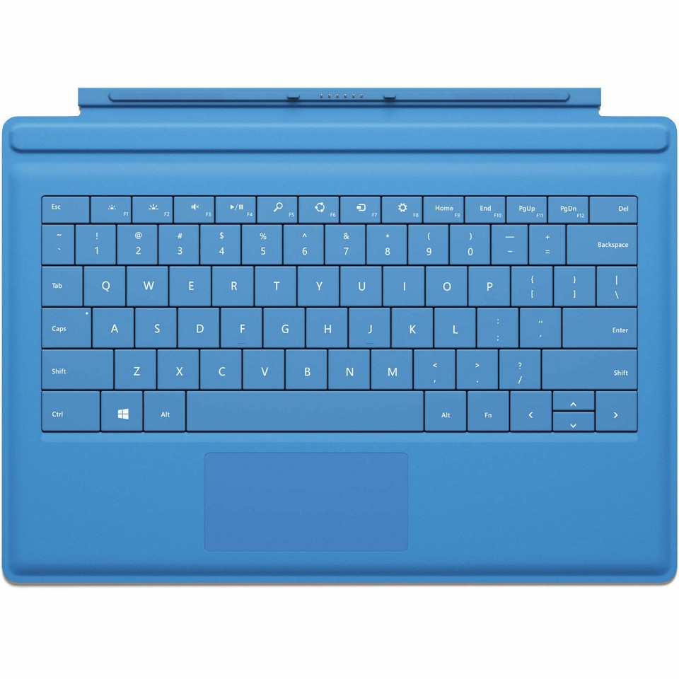 Genuine Microsoft Surface Pro 3 4 5 6 7 Black Type Cover Keyboard (1644 ...