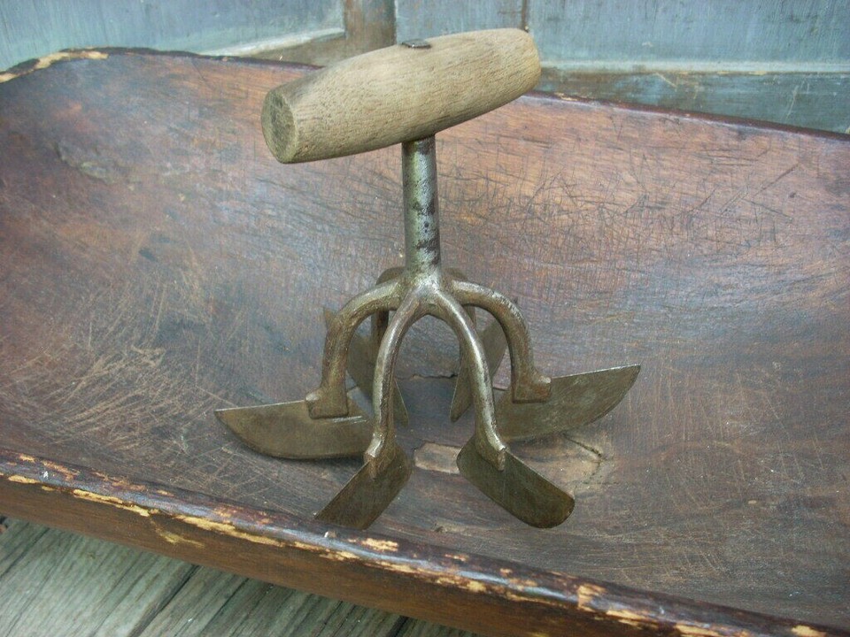 Antique Primitive Six Blade Hand Chopper Cutter Kitchen Tool | eBay