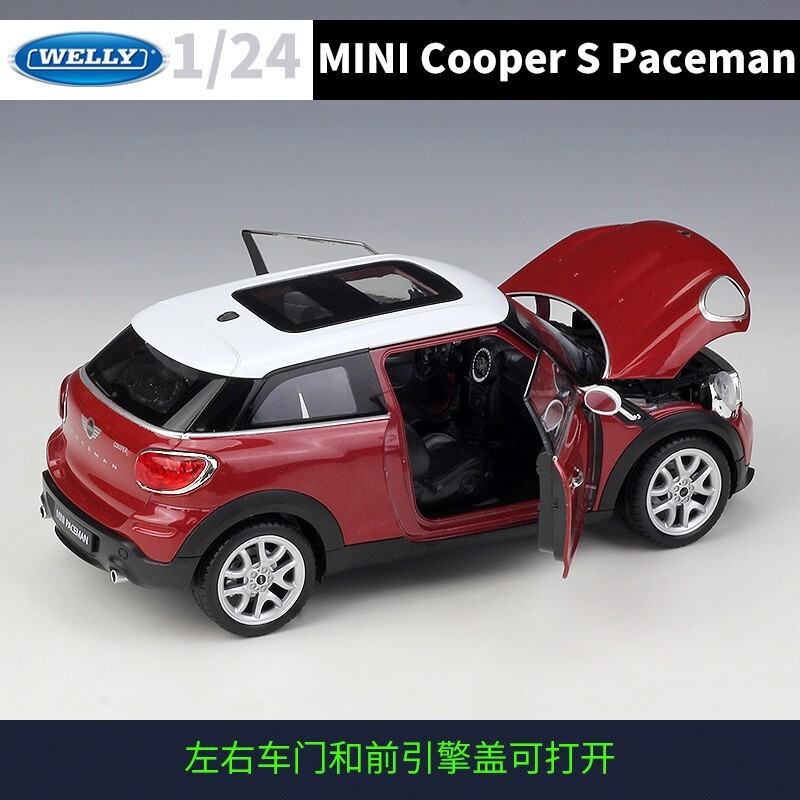 WELLY 1:24 MINI Cooper S Paceman Alloy Diecast Vehicle Car MODEL TOY ...