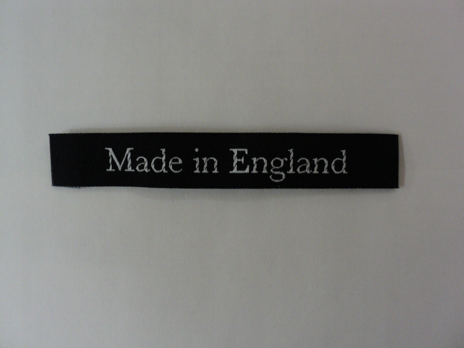 Made in England woven clothing label (2 types of label) | eBay