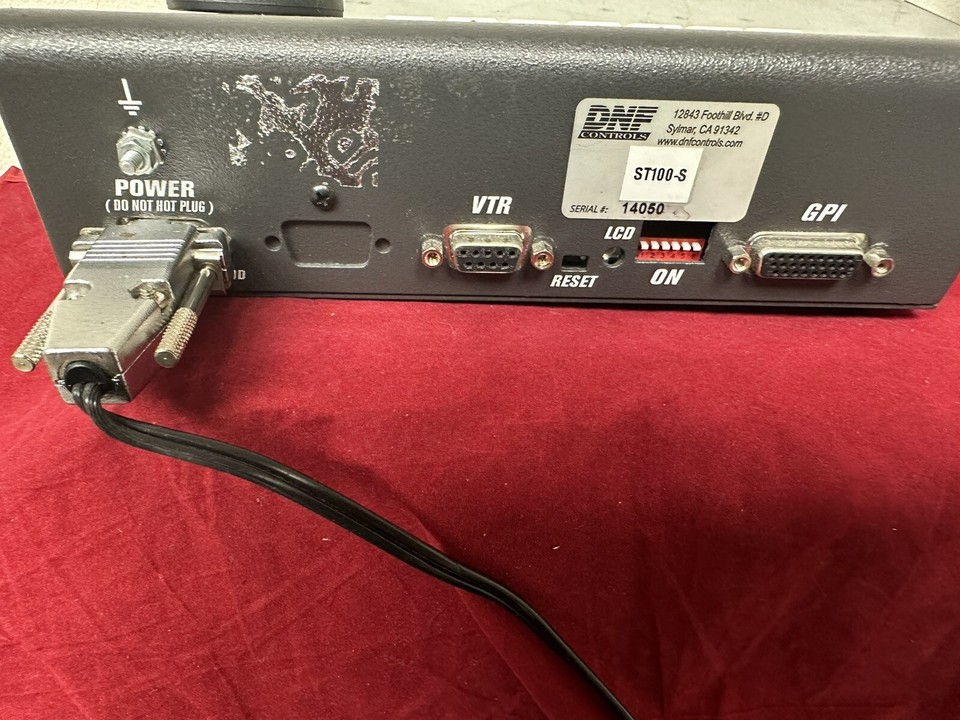 DNF Controls ST100-S Universal VTR Controller | w/ Power Supply ...