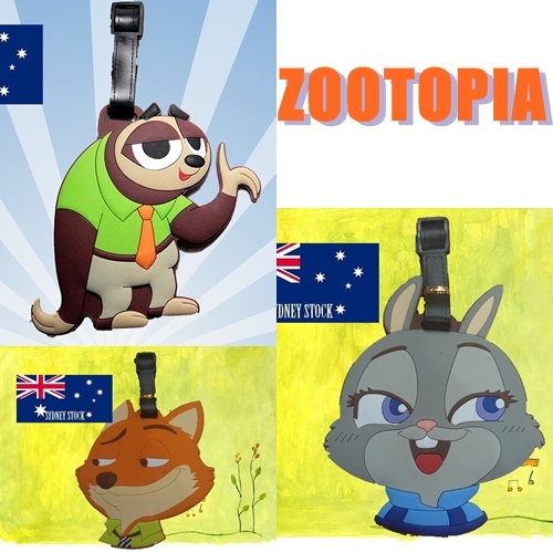 Zootopia Characters Travel Luggage School Sport Bag Tag Name Address ID ...