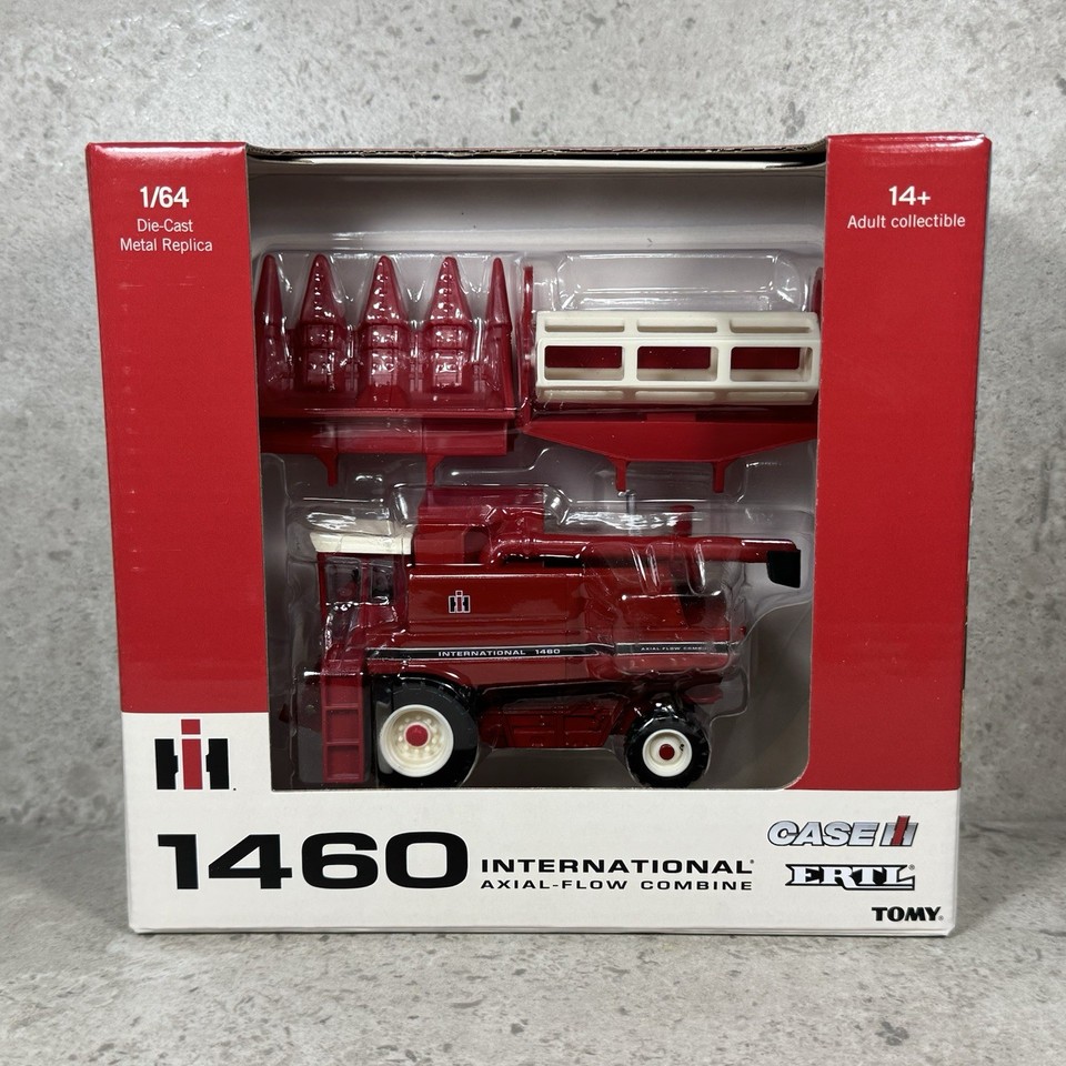 1/64 Case IH International Harvester 1460 Combine 4 Piece Chase Set ...