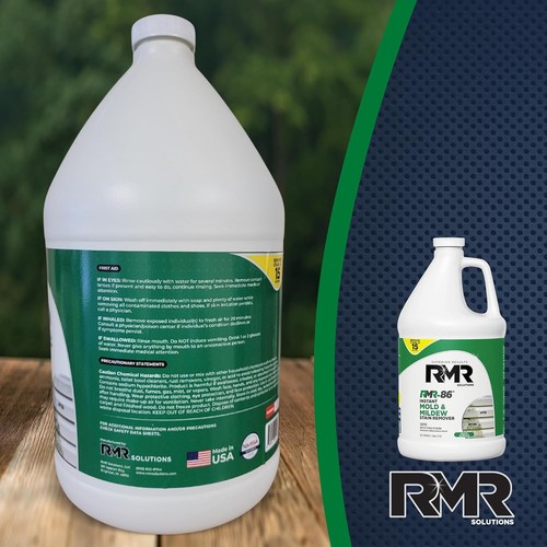 RMR-86 Mold Stain Remover Spray 128 Fl Oz Fast Acting No Scrubbing ...