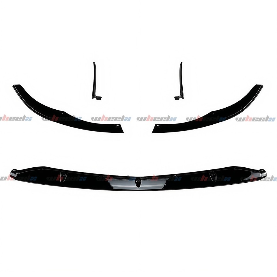 Front Bumper Splitter Spoiler Lip For Mercedes C Class W205 C205 C63 ...