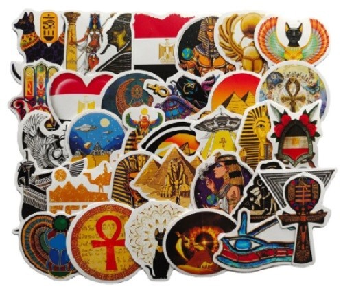 25pcs/set Ancient Egyptian Culture Sticker Pyramid Cat Camel Creative ...