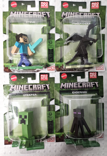 Minecraft Mojang Studios Mattel Micro Collection Figures/Cake Toppers ...